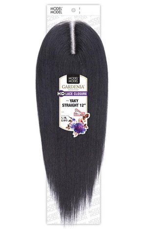 Model Model Gardenia HD Lace Closure Yaky Straight 12" 16"
