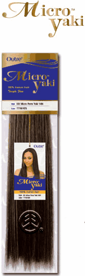 Outre Micro Perm Yaki 100% Human Hair Weave