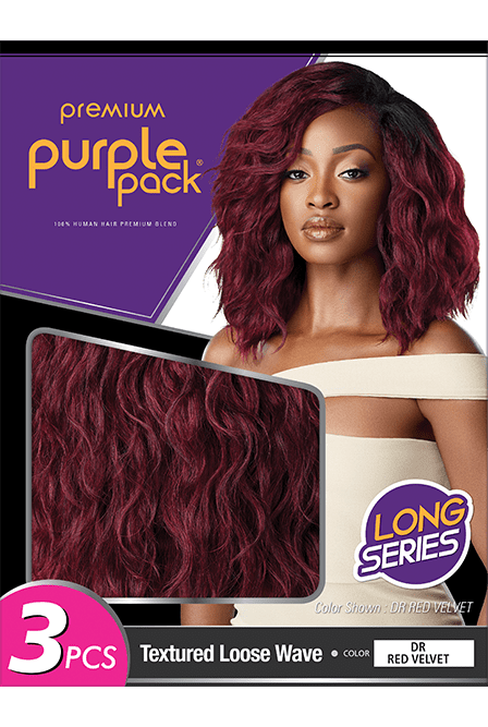 Outre Premium Purple Pack 3PC Long Series - 100% Human Hair Blend ...