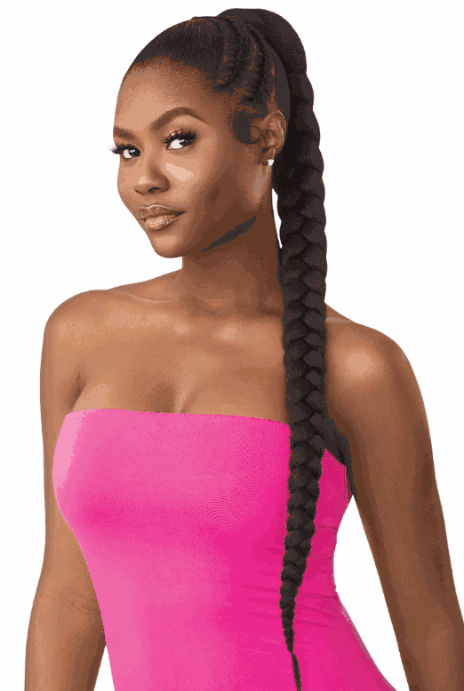 Outre Pretty Quick Wrap Pony Premium Synthetic Fiber NATURAL BRAIDED ...