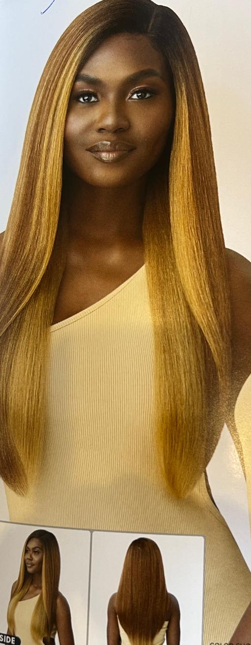 Outre Synthetic HD High Tex Lace Front Wig NATURAL YAKI 26"