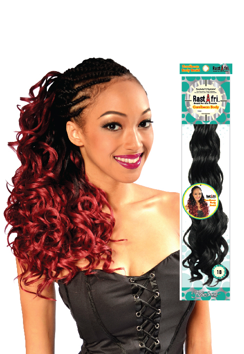Rast A fri Kanekalon & Toyokalon Carribean Body Braid (Crochet)
