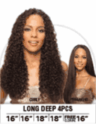 Saga Indian Remy Wet & Wavy 100% Human Hair Weave
