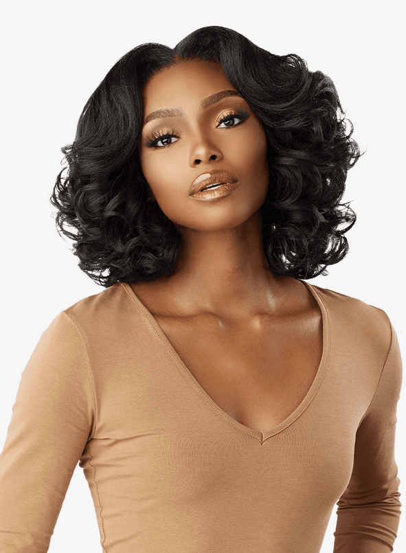 Sensationnel Curls Kinks & Co. KINKY EDGES 13X6 KINKY BODY WAVE 14'"