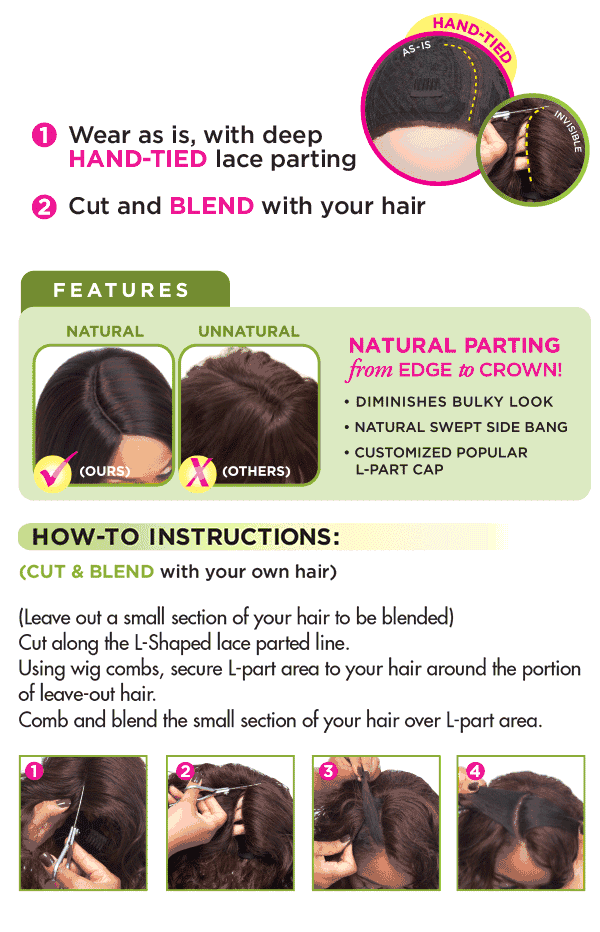 Sensationnel Empress Edge Lace Wig L-Parting Wig Jackie