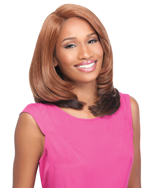 Sensationnel Empress Lace Front Wig Natural Curved Part Wig (C Part ...
