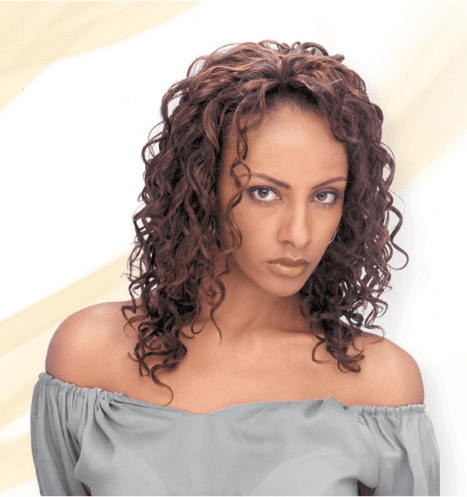 Shake N Go Milky Way Italian Permanent Wave Human Hair Weave 8"