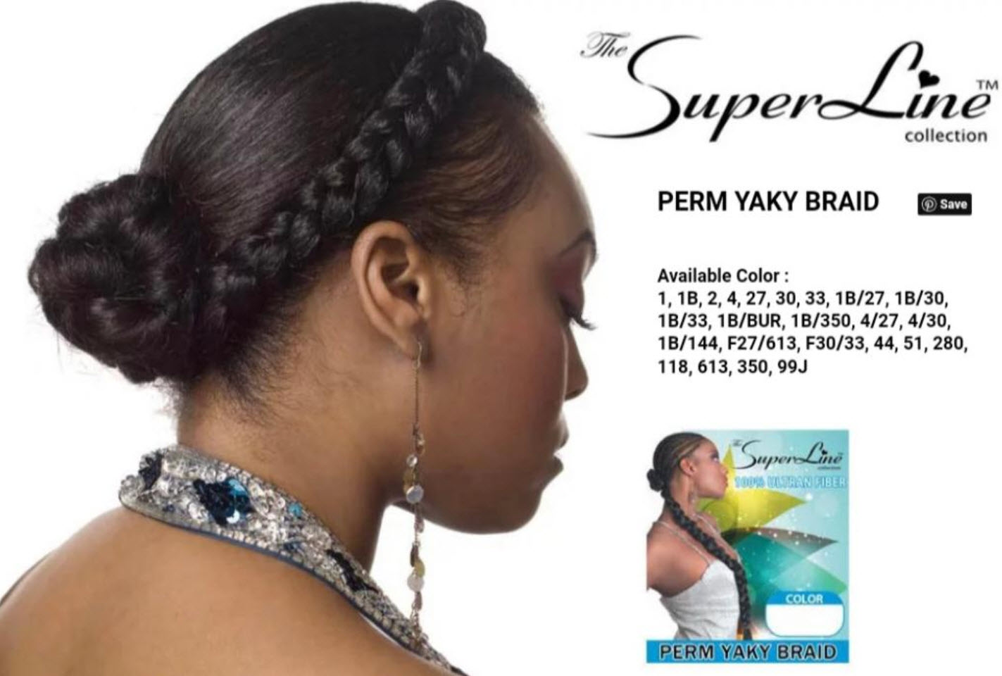 Superline Synthetic Perm Yaky Braid