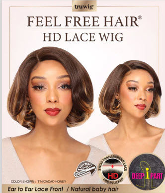 TRUhair Feel Free Hair HD Lace Wig 100% Heat Retardant Fiber