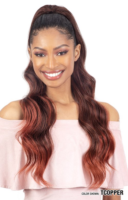 Freetress Equal Lite Drawstring Ponytail LUXY WAVE 28"