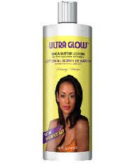 Ultra Glow Shea Butter Lotion For Skin 16oz