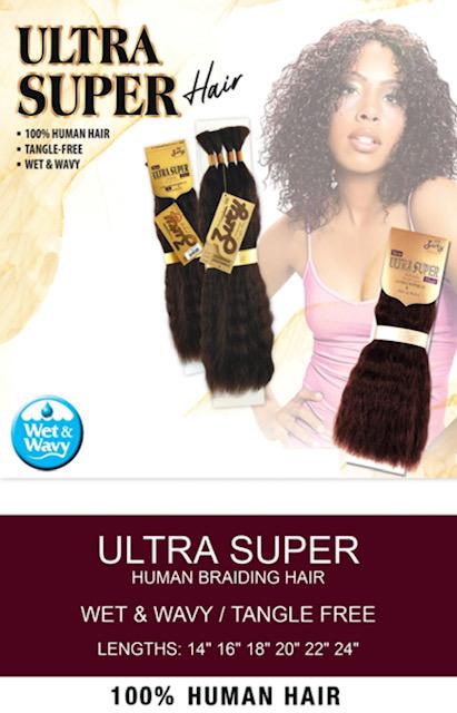 Zury Ultra 100% Human Hair Super Wave Bulk 14"