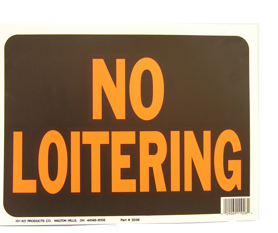 No Loitering Signs Printable