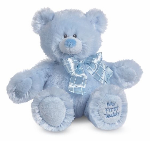 Baby Ganz My First Teddy Bear 8" - Blue | Hearts Desire Gifts