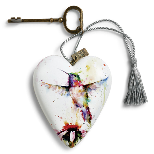 DEMDACO Art Hearts - Hummingbird | Hearts Desire Gifts