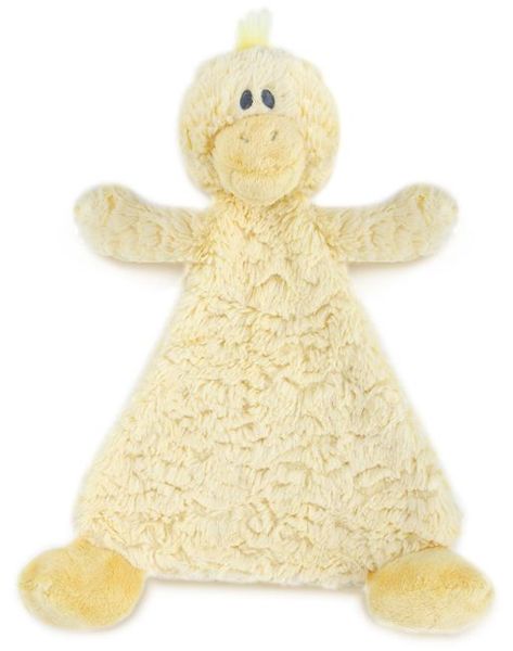 DEMDACO Baby Daddles Duck Rattle Cozy Blankie from Cozies Collection ...