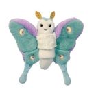 Douglas Juniper Luna Moth Finger Puppet 10" wide | Hearts Desire Gifts