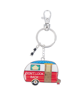 Ganz Key Rings - Happy Camper Don't Look Back | Hearts Desire Gifts