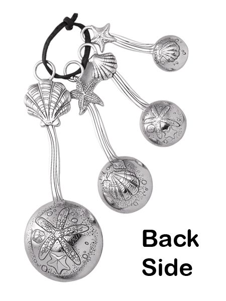 Ganz Measuring Spoons Shells Starfish Clam Shell | Hearts Desire Gifts