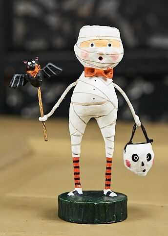 Lori Mitchell Mummy Boy Halloween Figurine 6", ESC Figurines | Hearts ...