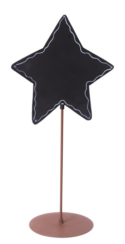The Round Top Collection - Star Metal Chalkboard Sign | Hearts Desire Gifts