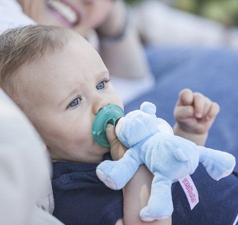 WubbaNub Infant Pacifier - Blue Bear | Hearts Desire Gifts