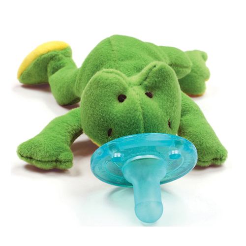 WubbaNub Infant Pacifier - Green Frog | Hearts Desire Gifts