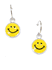 Yellow Smiley Face Earrings