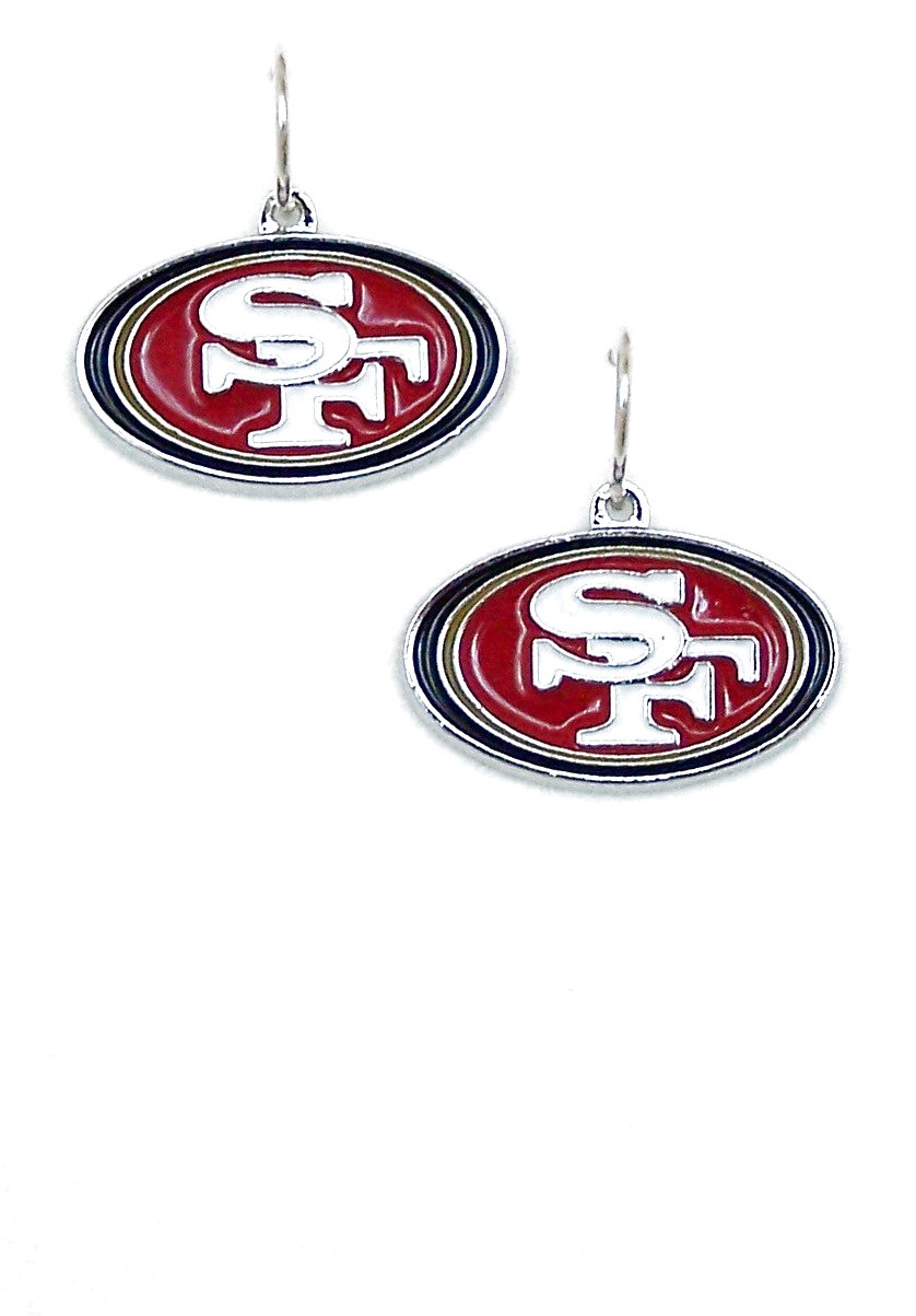 San Francisco 49ers NFL Logo Earrings