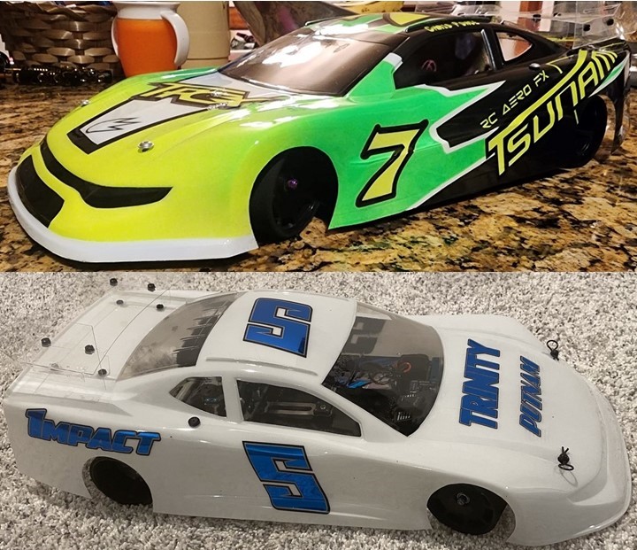 Aero-1 G7 High Downforce 1/10 Oval Body, Clear (1002)