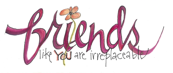 Birthday - Friends Irreplaceable Bookmark