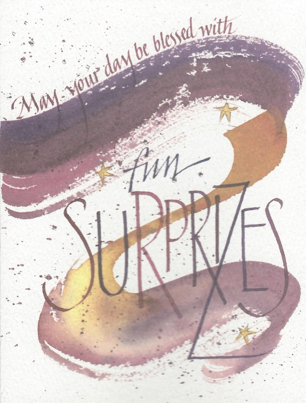 Birthday - Surprize Birthday Greeting Card