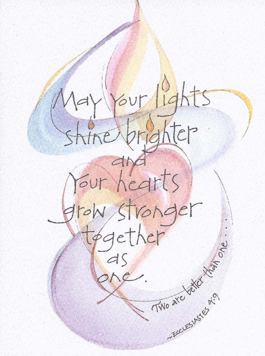 Wedding - Wedding Greeting Card, message inside