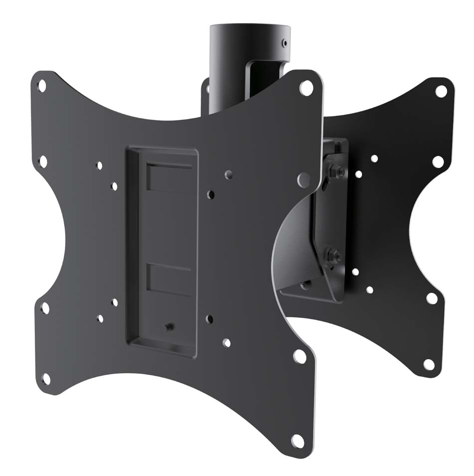 2 Screen Back to Back TV Ceiling Mount Head for - 1 1/2 Pipe - 200x200mm