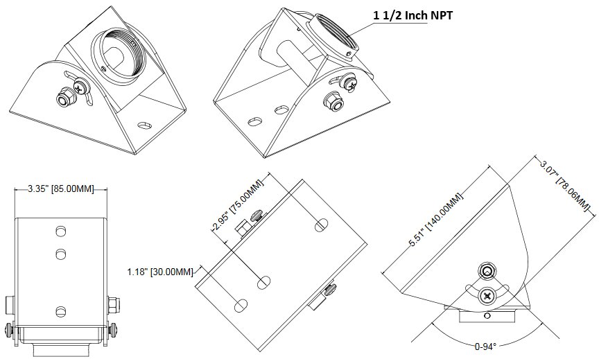 Angled Ceiling Adapter