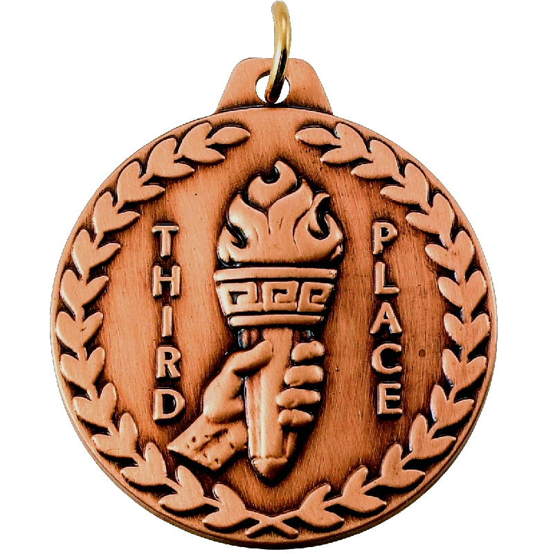 1-1/2 INCH 3RD PLACE BRONZE MEDAL