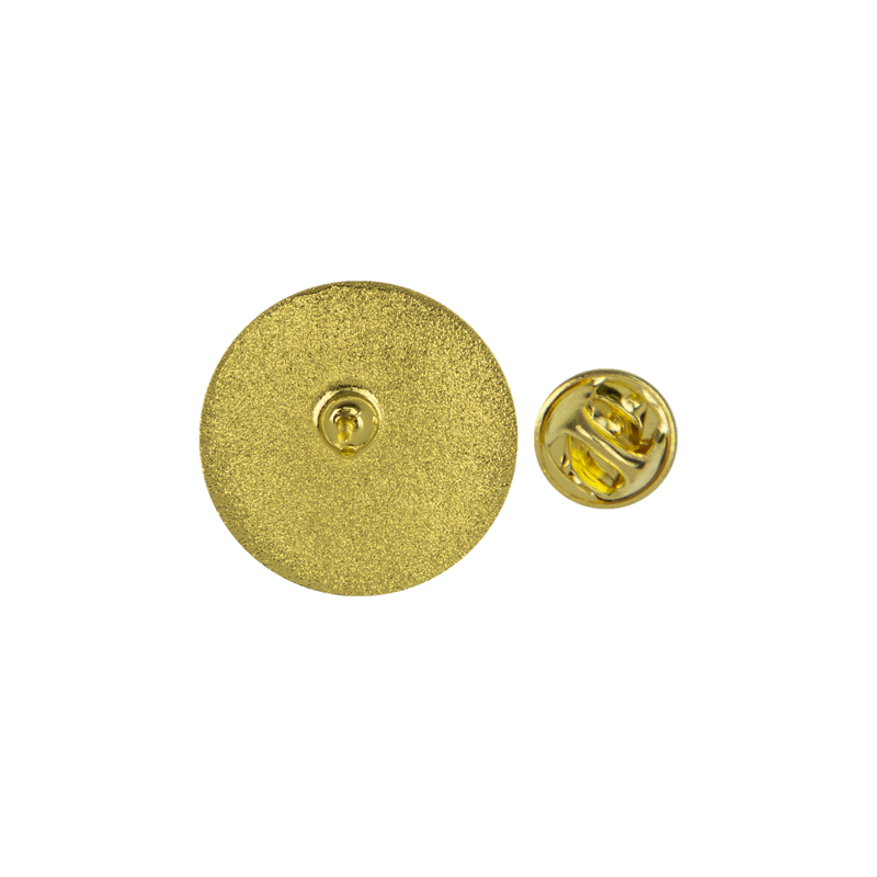 1 INCH GOLD ENAMELED ROBOTICS LAPEL PIN