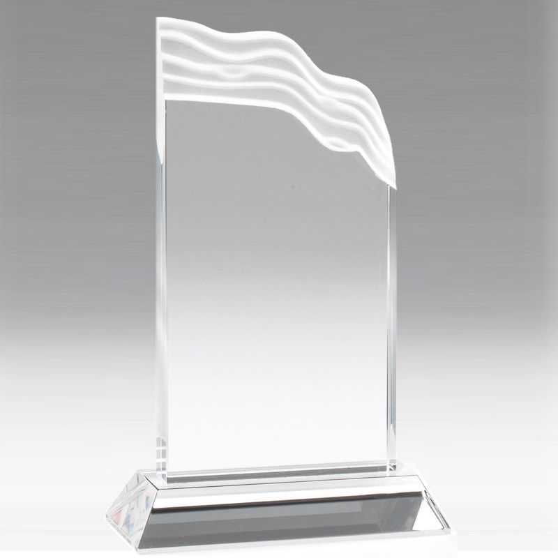 10 INCH CRYSTAL WAVE TROPHY
