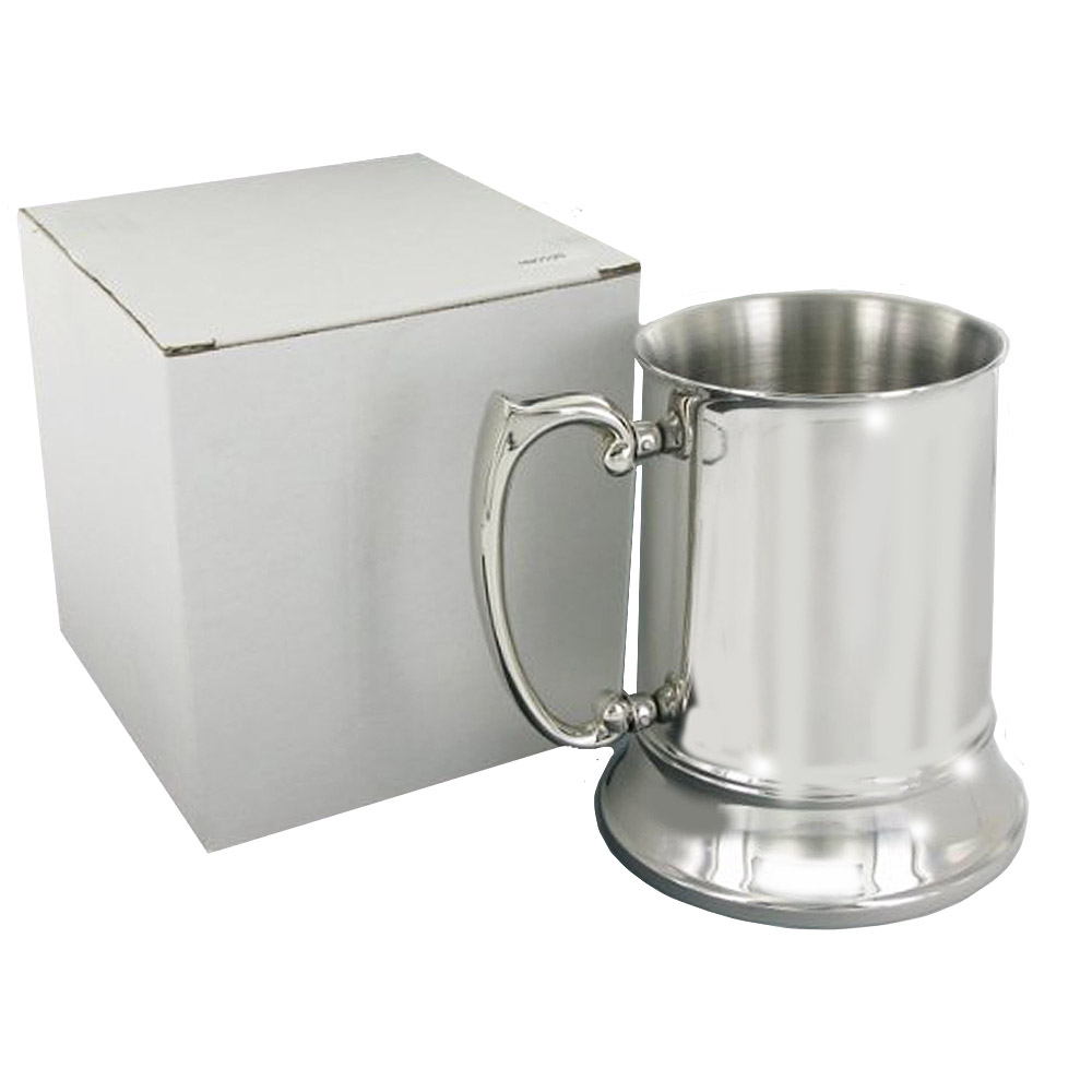16 OUNCE DOUBLE WALL STAINLESS STEEL TANKARD