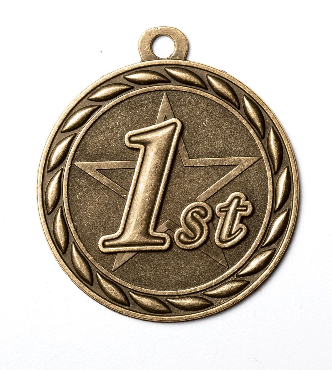 1ST PLACE MEDAL IN ANTIQUE BRASS