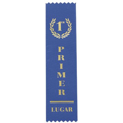 5TO LUGAR GREEN SATIN RIBBON
