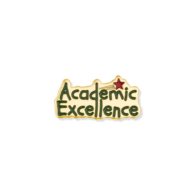 7/8 INCH ACADEMIC EXCELLENCE LAPEL PIN