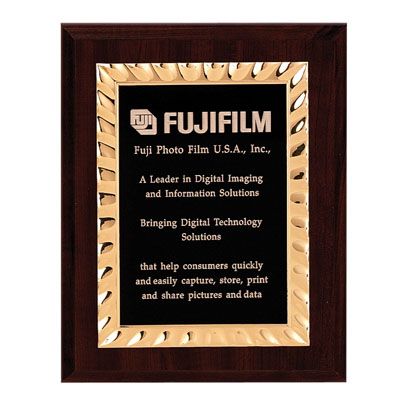 8 X 10 INCH WALNUT PLAQUE FRAME