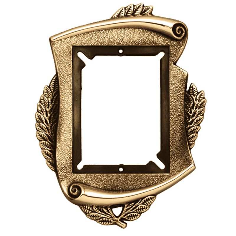 ANTIQUE BRASS PLAQUE CASTING