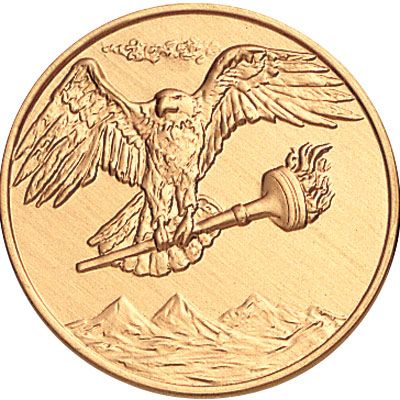 EAGLE WITH TORCH