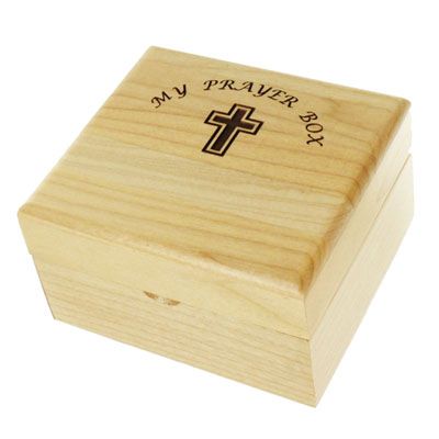 MAPLE WOOD PERSONALIZED MY PRAYER BOX