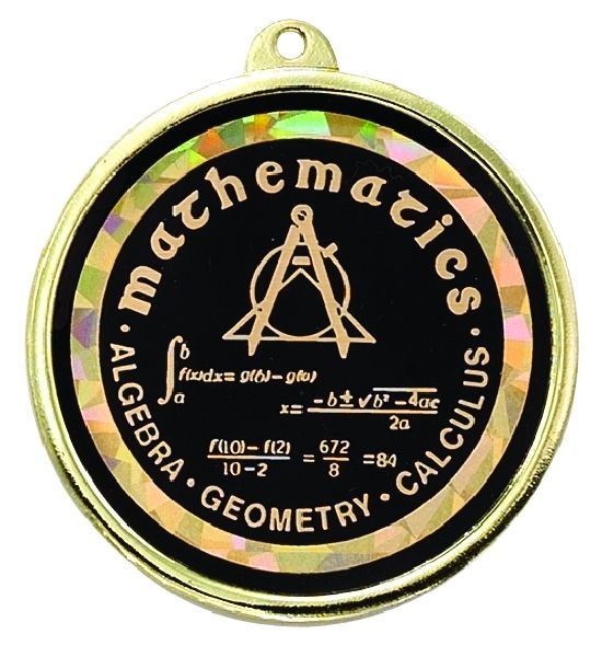 MATHEMATICS MYLAR MEDAL