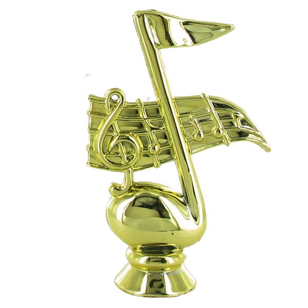 MUSIC NOTE TROPHY FIGURE