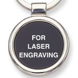 ROUND SILVER KEY RING, BOXED