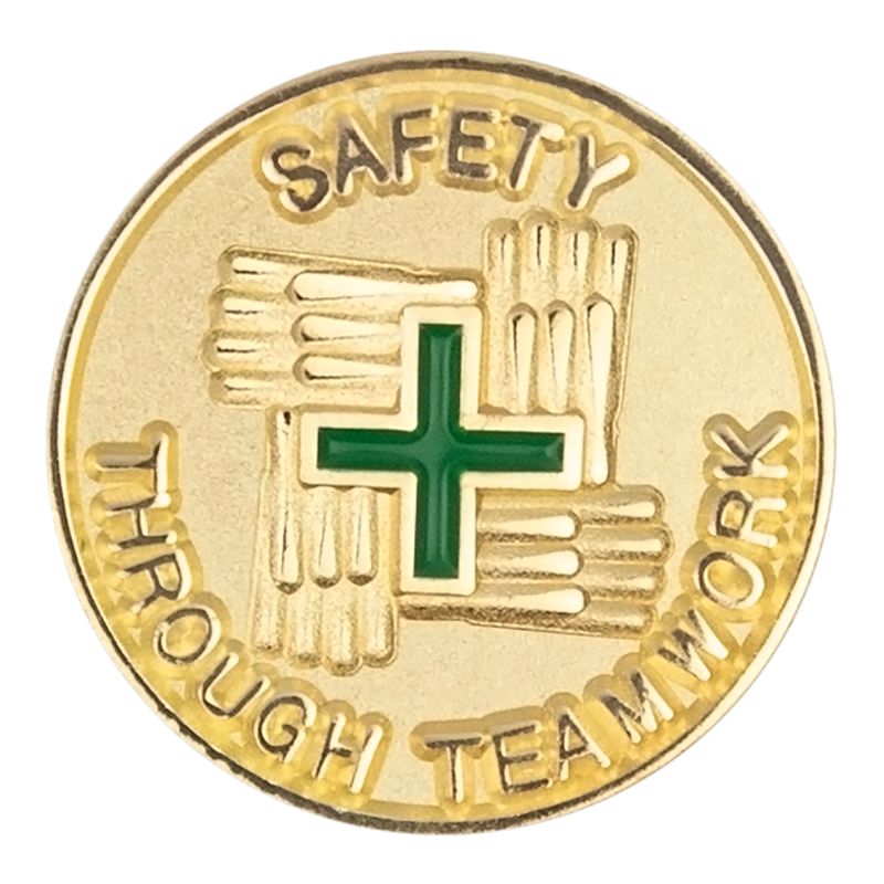 SAFETY THROUGH TEAMWORK PIN